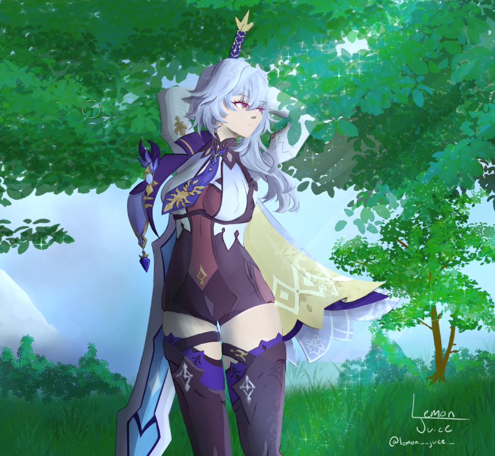 eula fanart Genshin Impact | HoYoLAB