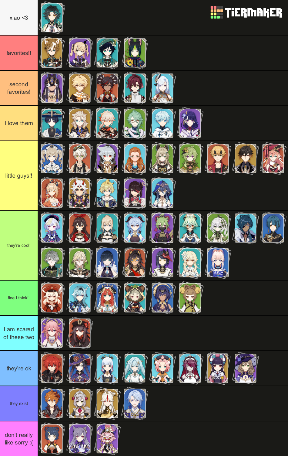 genshin tierlist! Genshin Impact | HoYoLAB