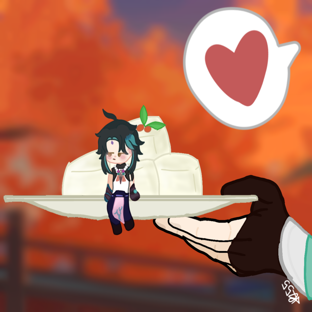 Mini Xiao (kinda xiaolumi?) Genshin Impact | HoYoLAB