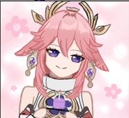 yae miko giving a cake to raiden for her birthday (idk) Genshin Impact ...