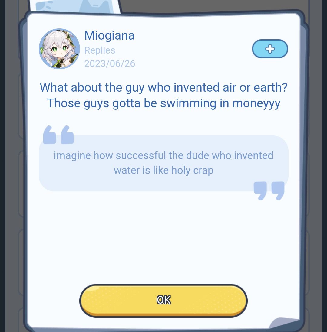 You utter buffoon | HoYoLAB