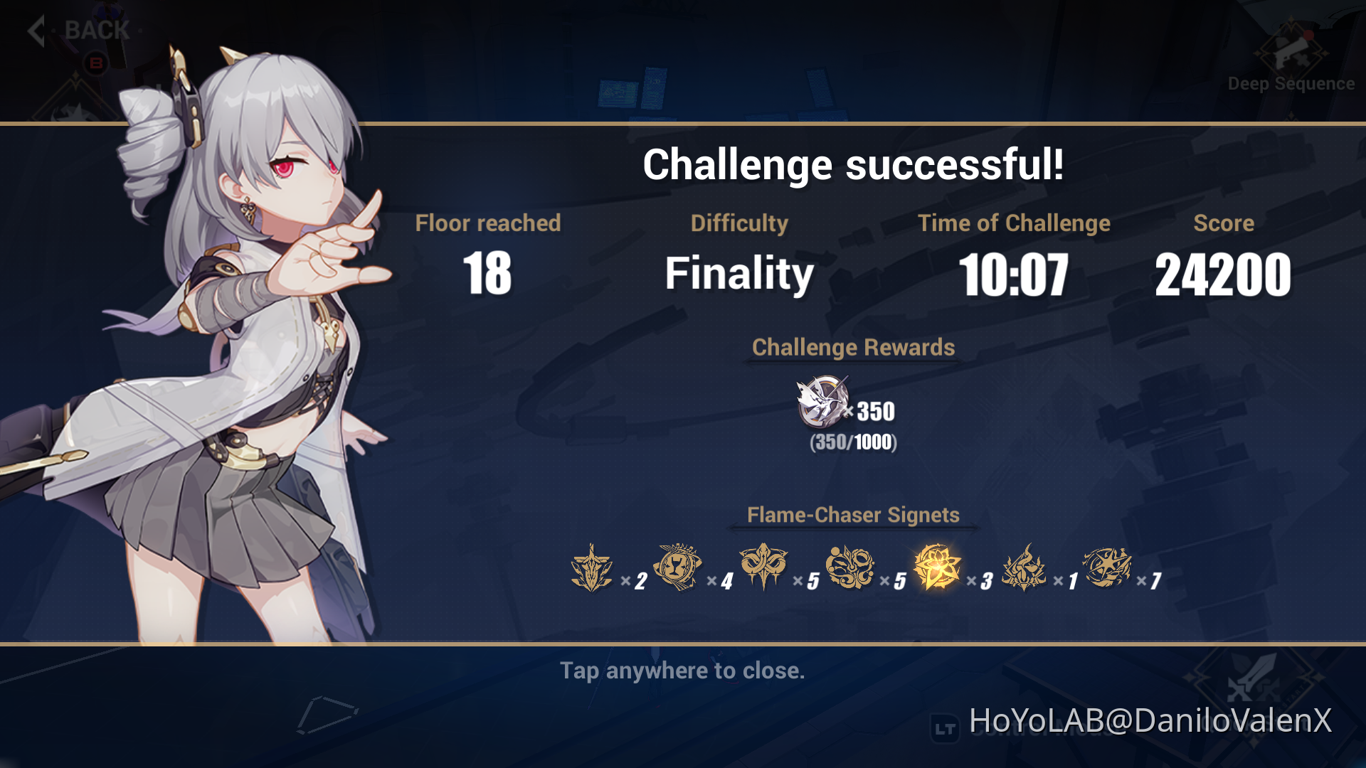 Deep Sequence - Finality | Terminal Aide 0017 Honkai Impact 3rd | HoYoLAB