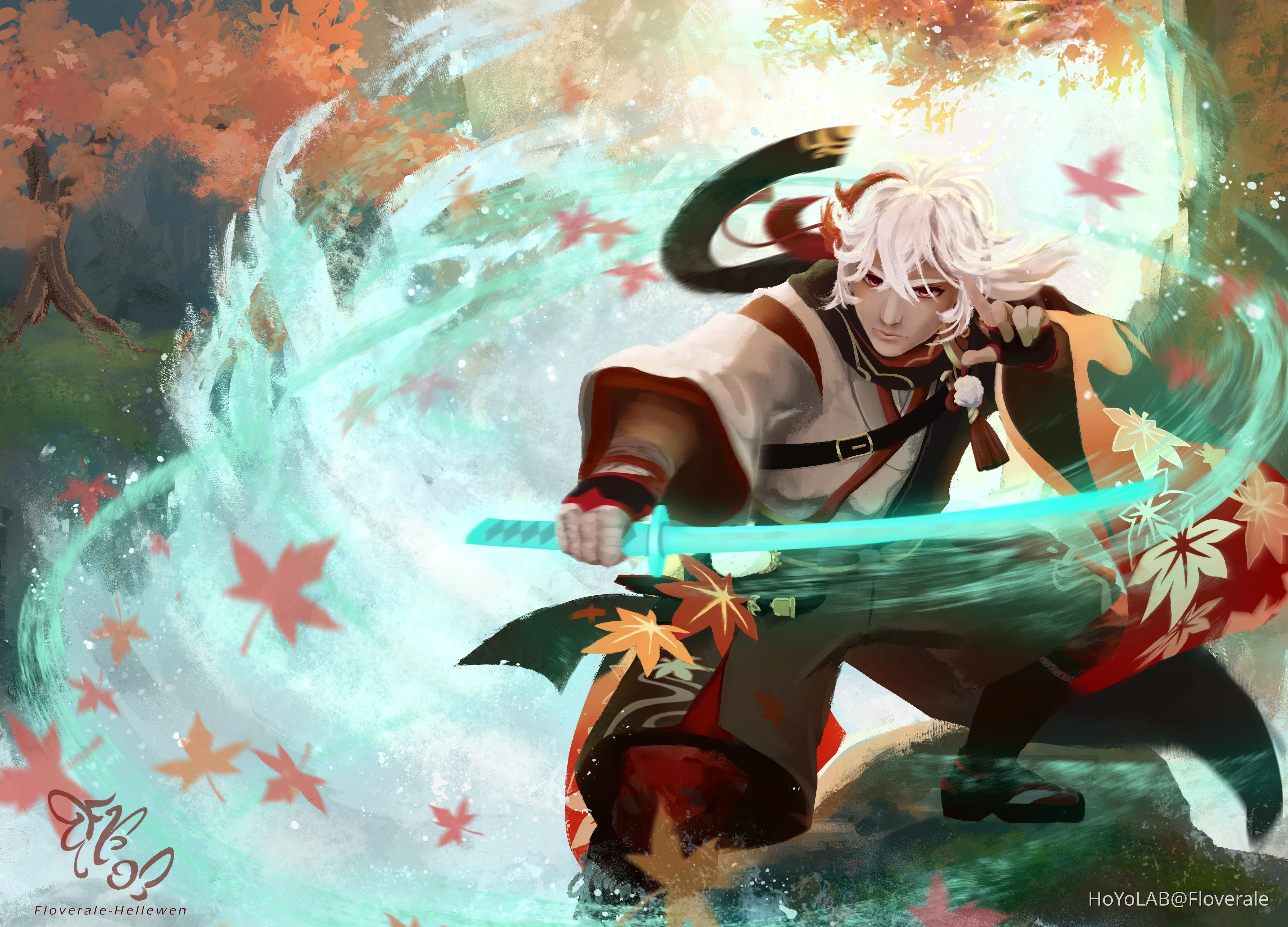 Kazuha fanart Genshin Impact | HoYoLAB