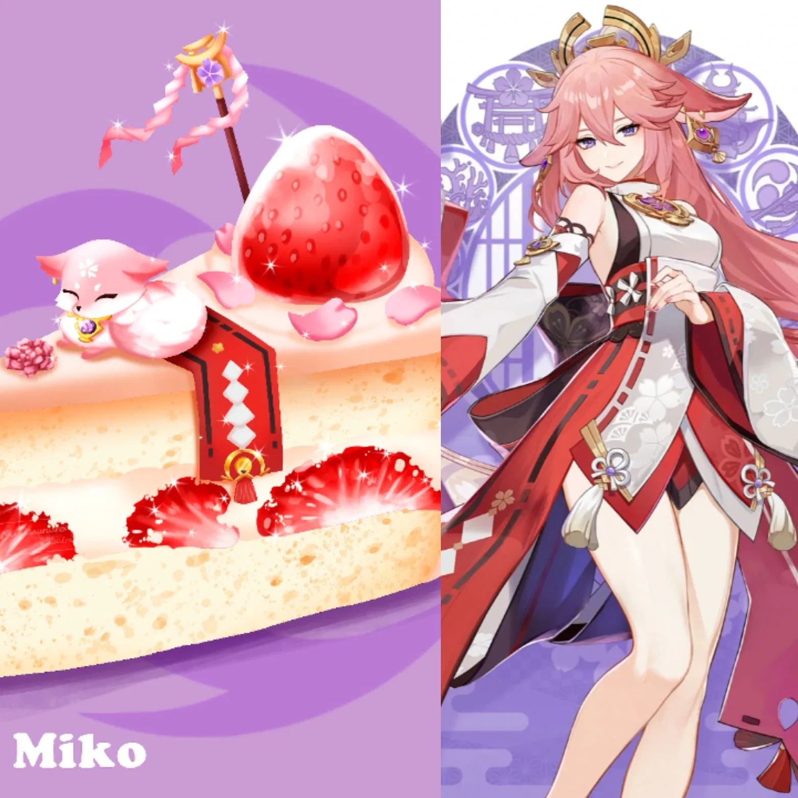 Genshin Impact Cake - Yae Miko Genshin Impact | HoYoLAB