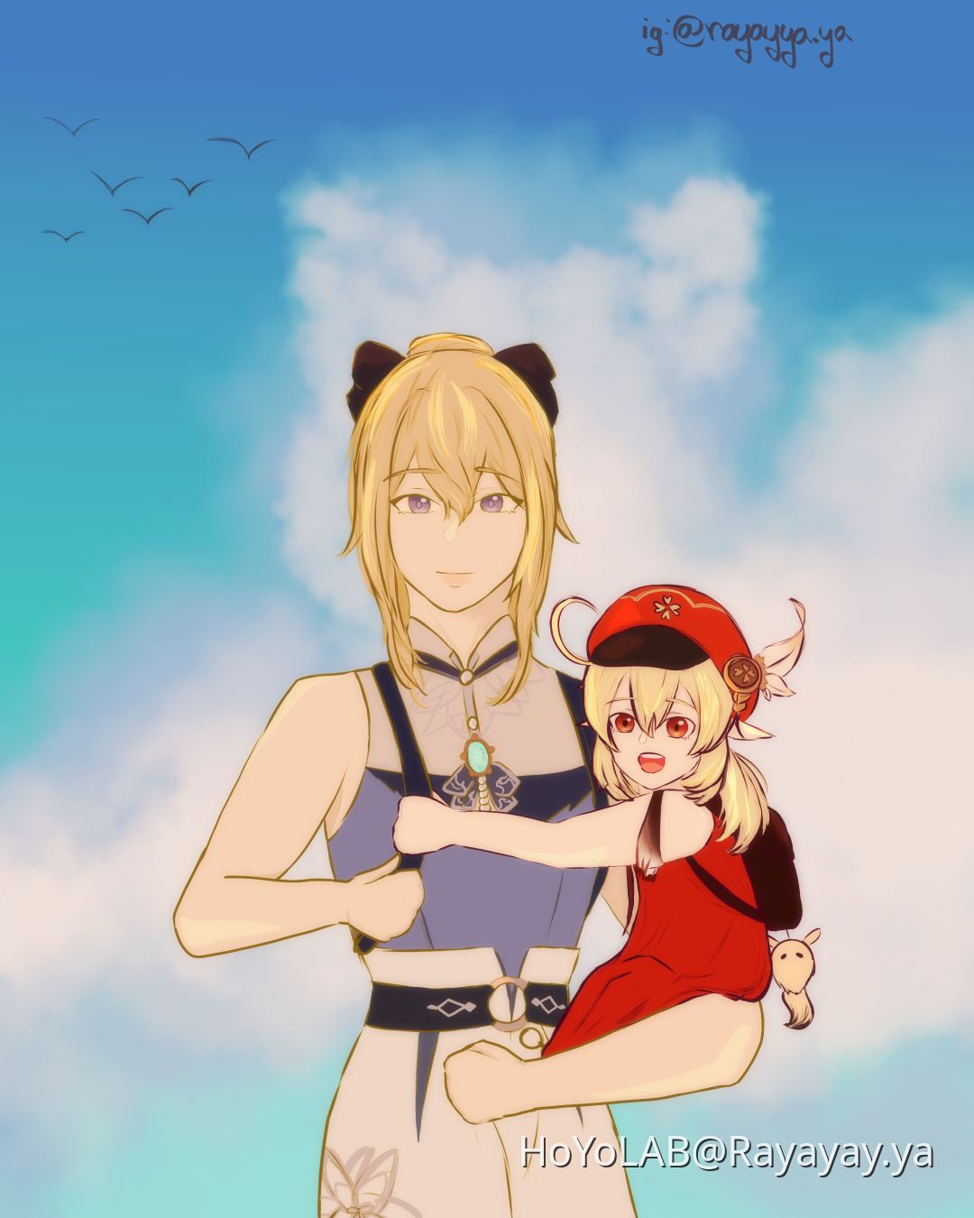 Jean and Klee summer time Genshin Impact | HoYoLAB