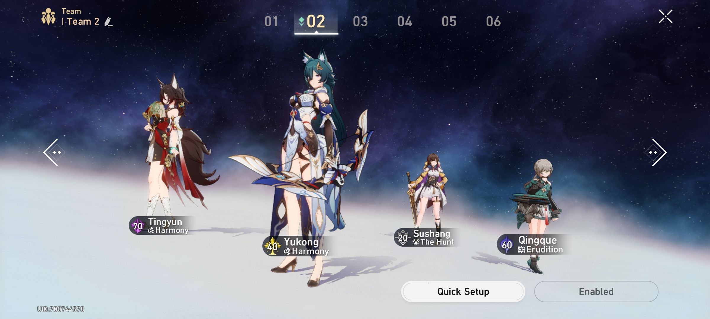 The holy quaternity of best girls from Xianzhou Luofu Honkai: Star Rail ...