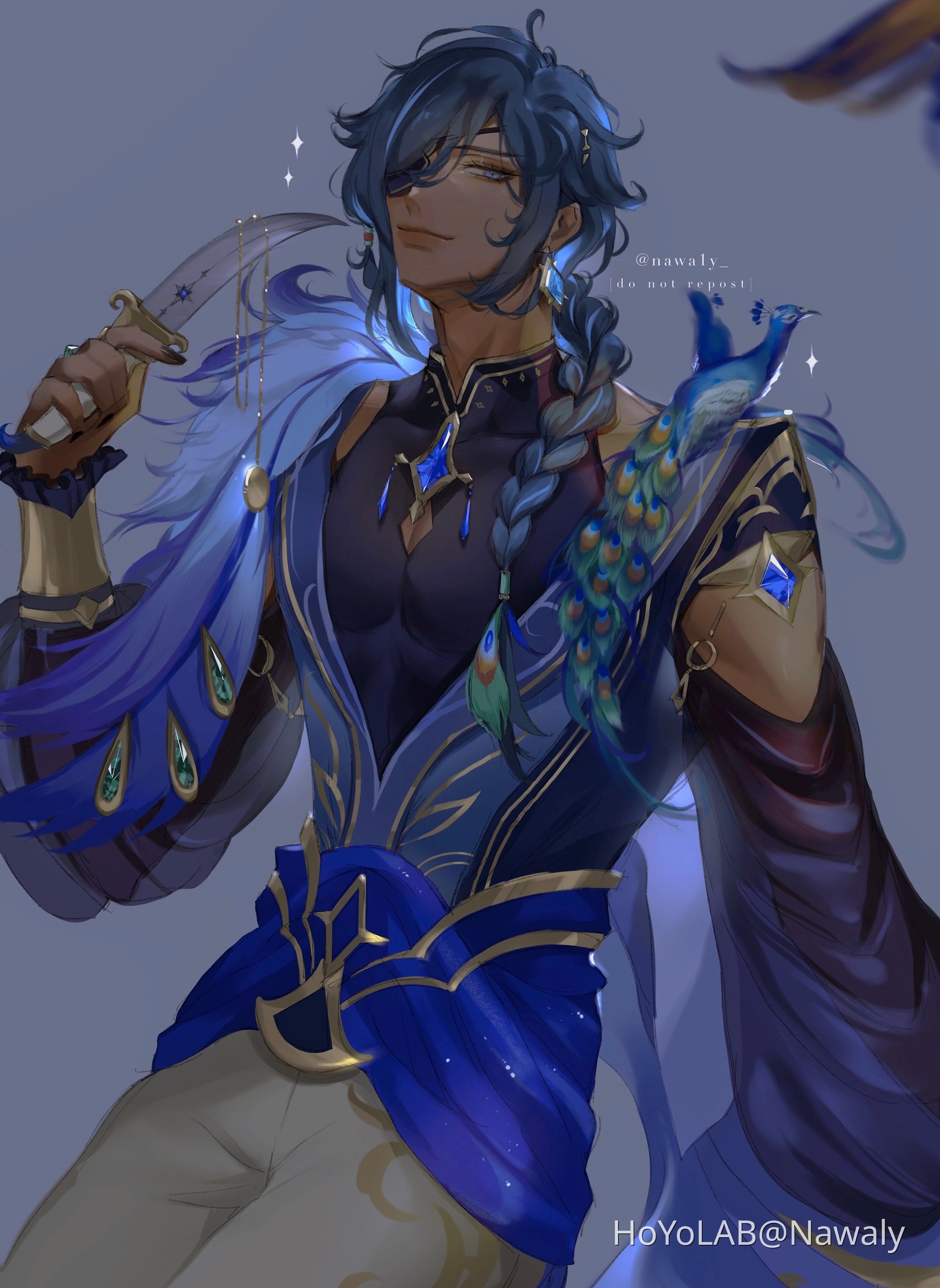 dagger bandit - Kaeya skin 🦚🗡️ Genshin Impact | HoYoLAB