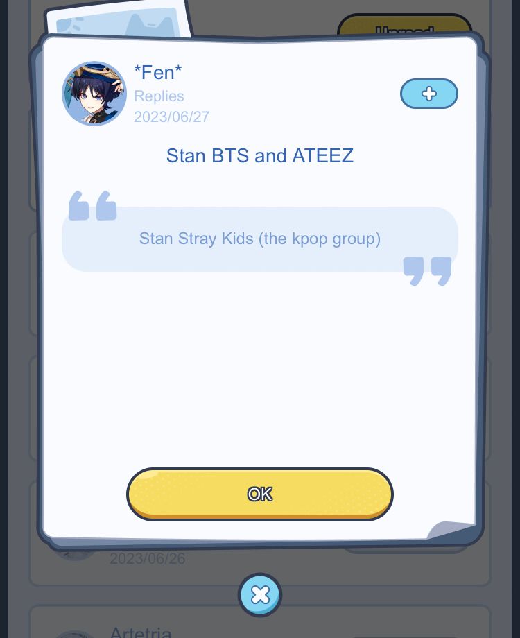 I stan Ateez lets go 😁 | HoYoLAB
