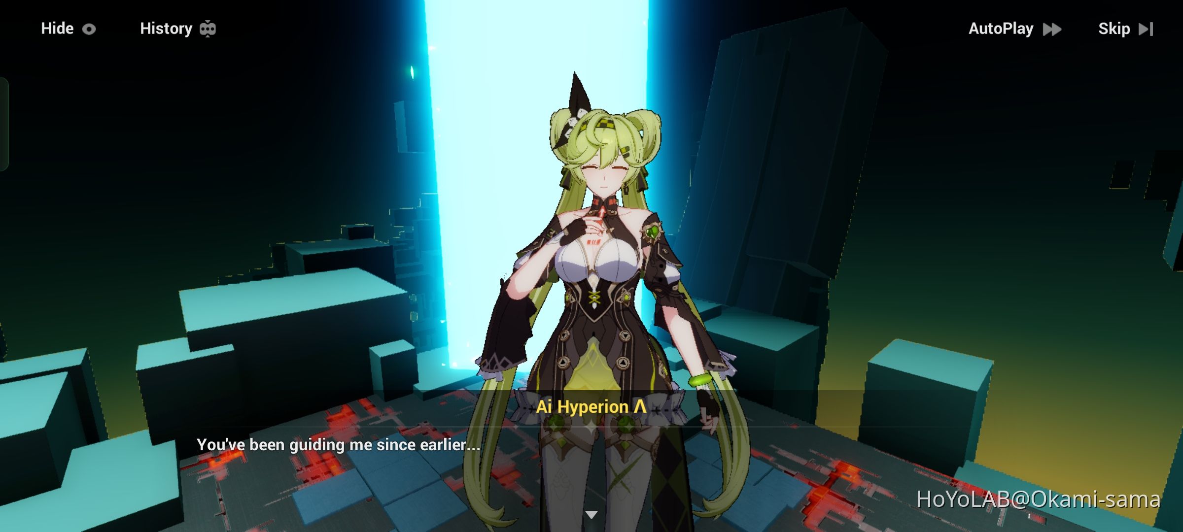 Ai Hyperion ^ breaking the 4th wall Honkai Impact 3rd | HoYoLAB