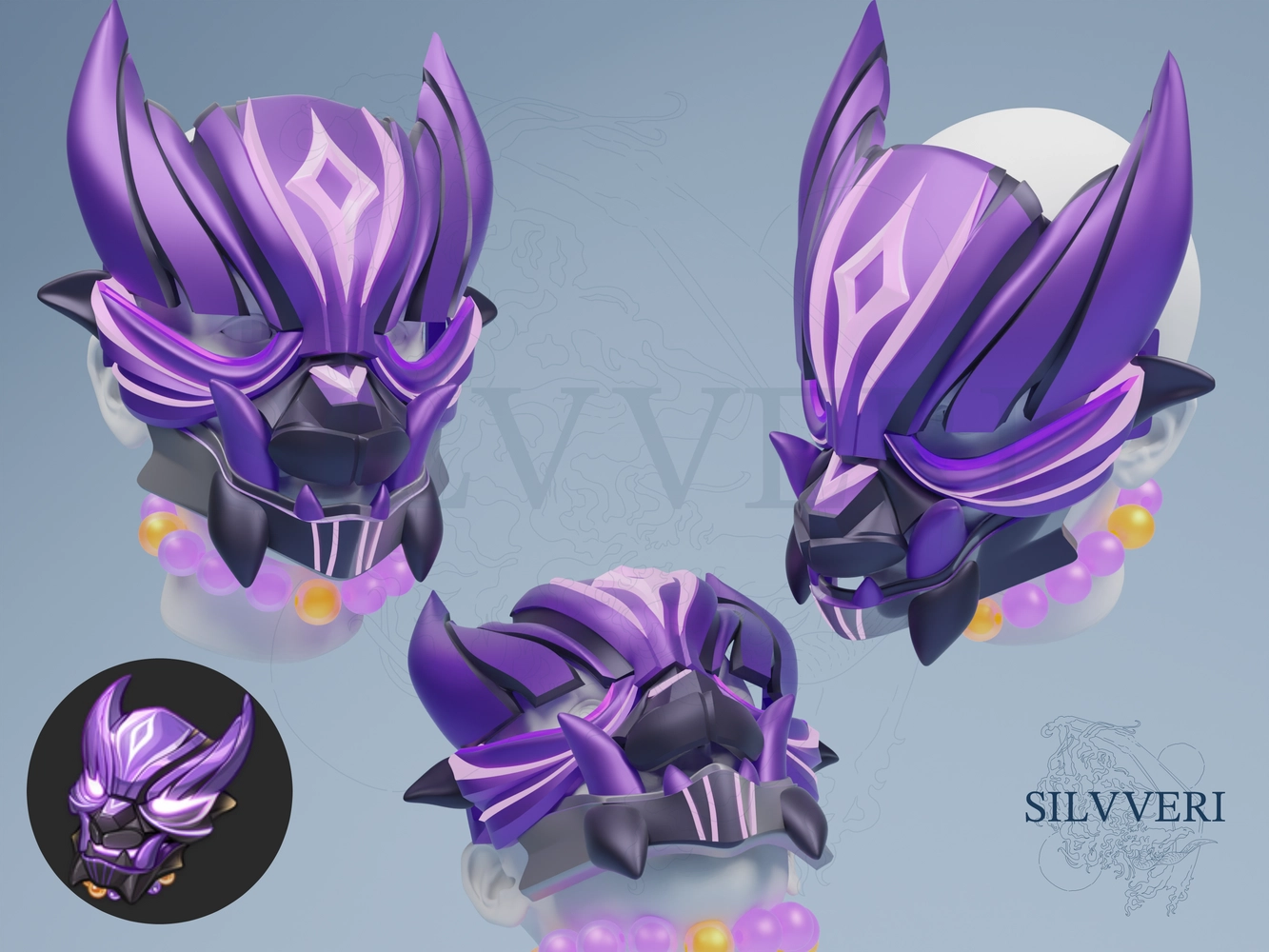 3D Printable Bosacius Yaksha Mask! Genshin Impact | HoYoLAB