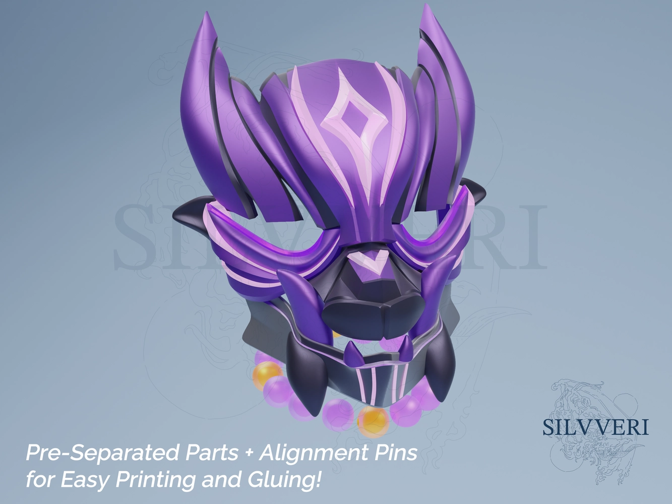 3D Printable Bosacius Yaksha Mask! Genshin Impact | HoYoLAB