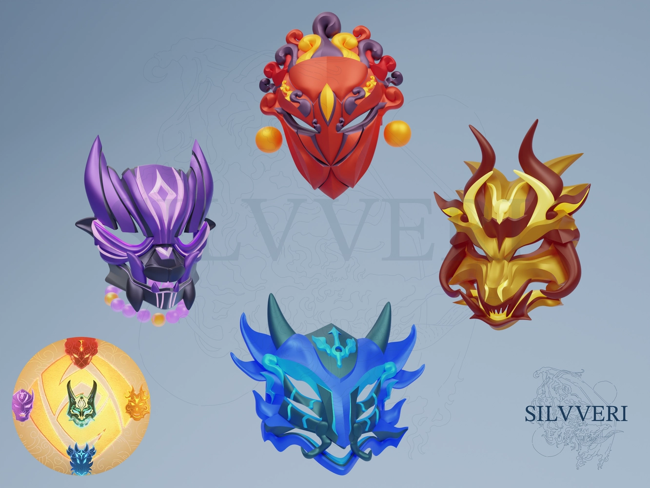 3D Printable Bosacius Yaksha Mask! Genshin Impact | HoYoLAB