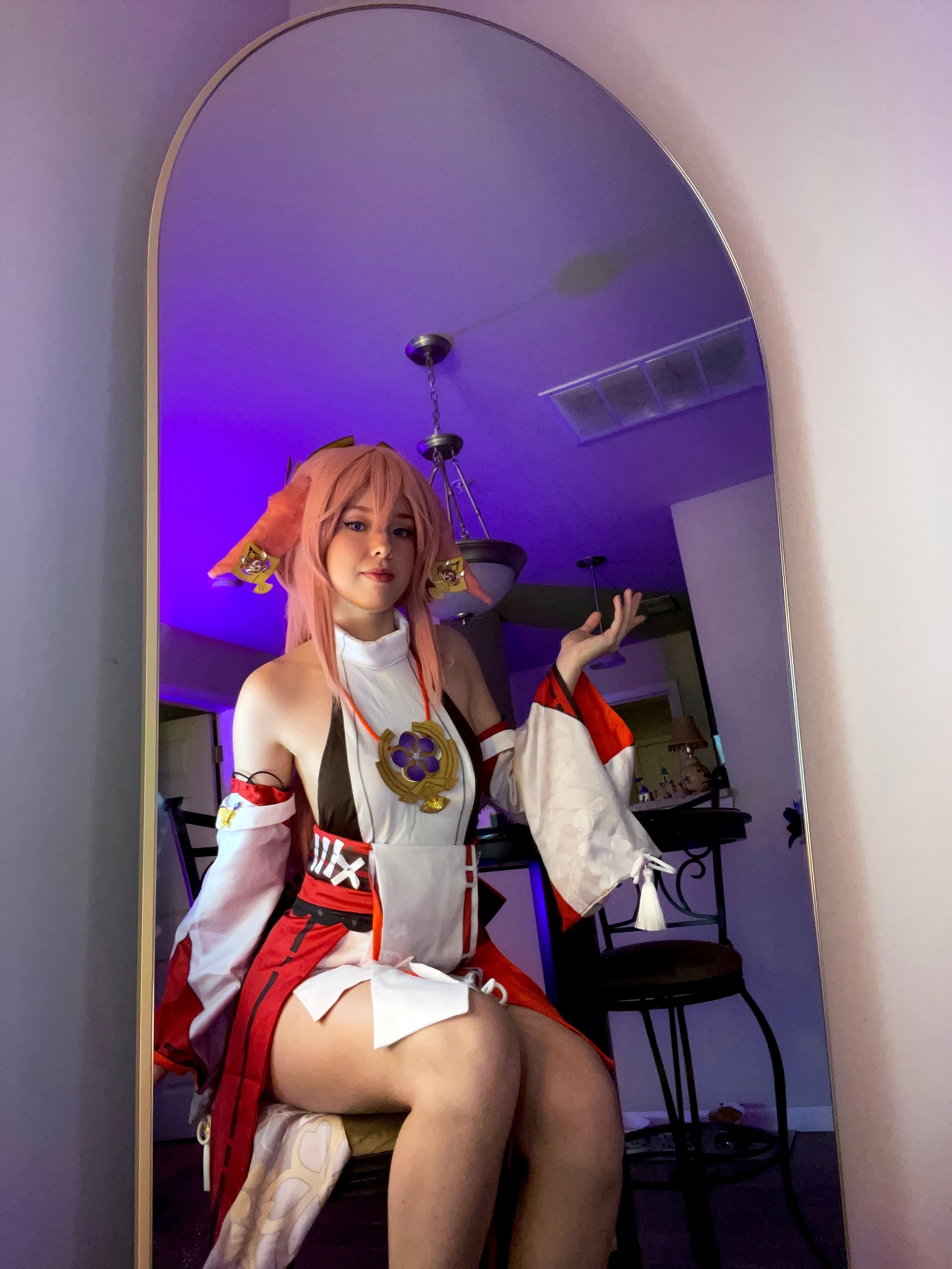 Happy Birthday! 🎂 Yae Miko Cosplay Genshin Impact | HoYoLAB
