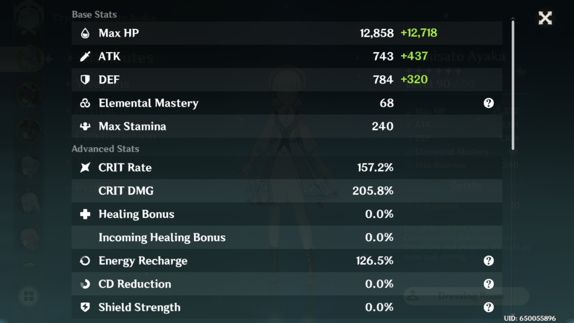 Do u guys think this is a better crit ratio? Genshin Impact | HoYoLAB