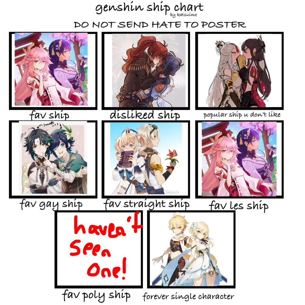 My favorite ships! Genshin Impact | HoYoLAB