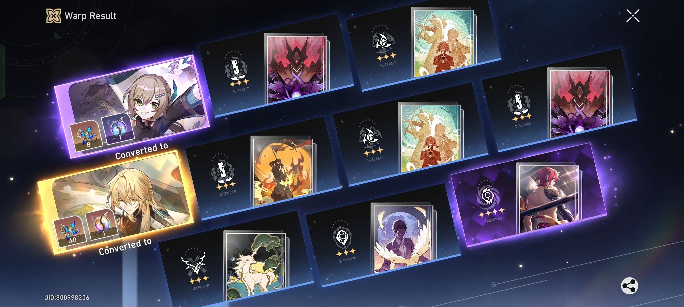 So I Couldn't math and got burnt and now I can't get blade Honkai: Star ...