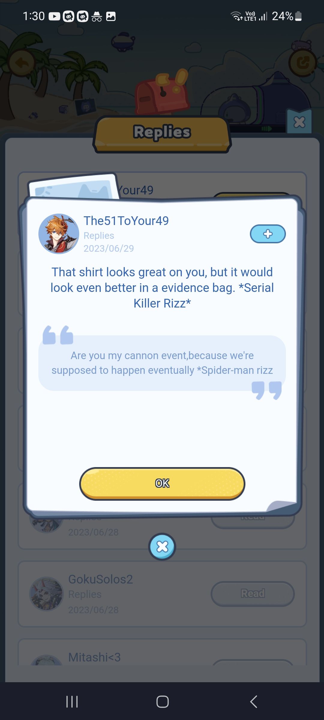 rizz Genshin Impact | HoYoLAB