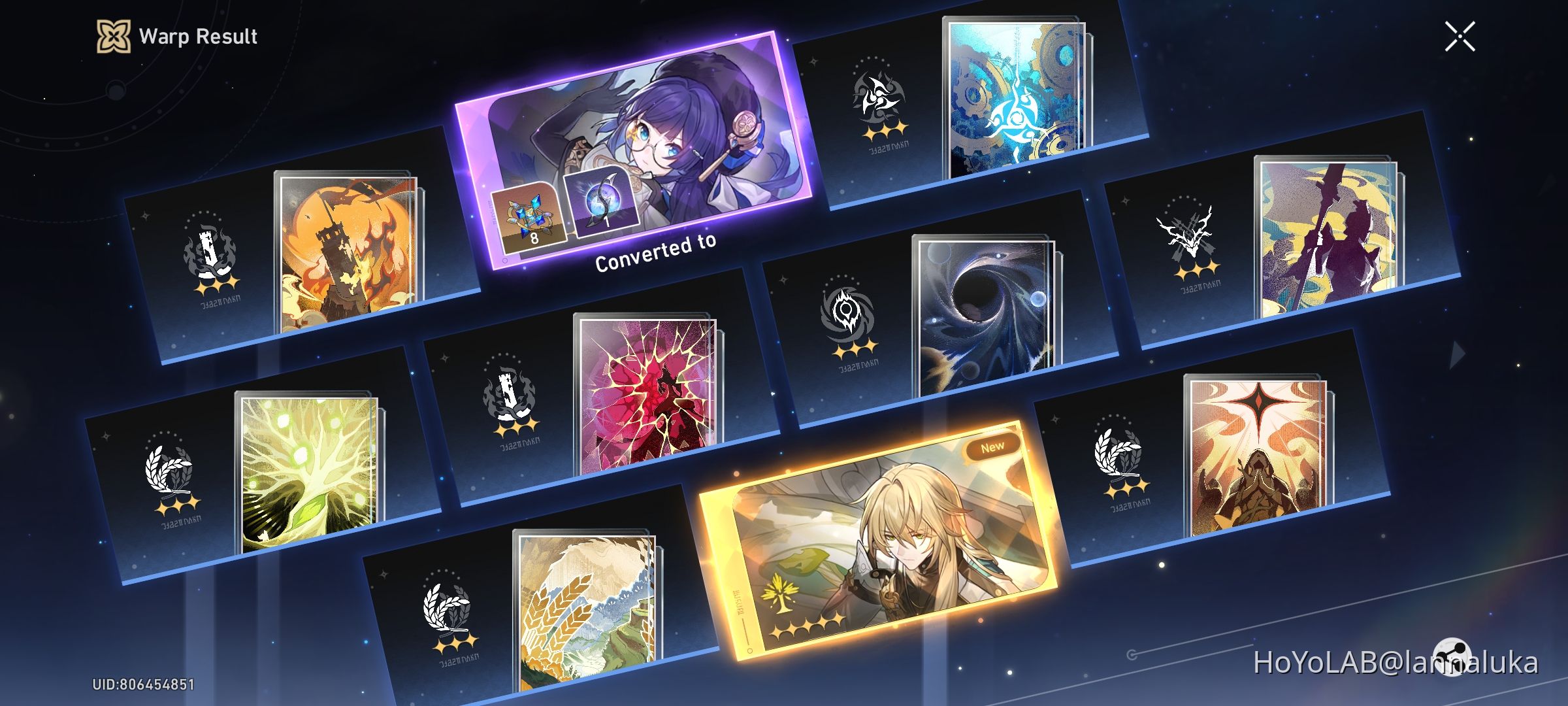 got both the new characters in pulls right next to eachother Honkai ...