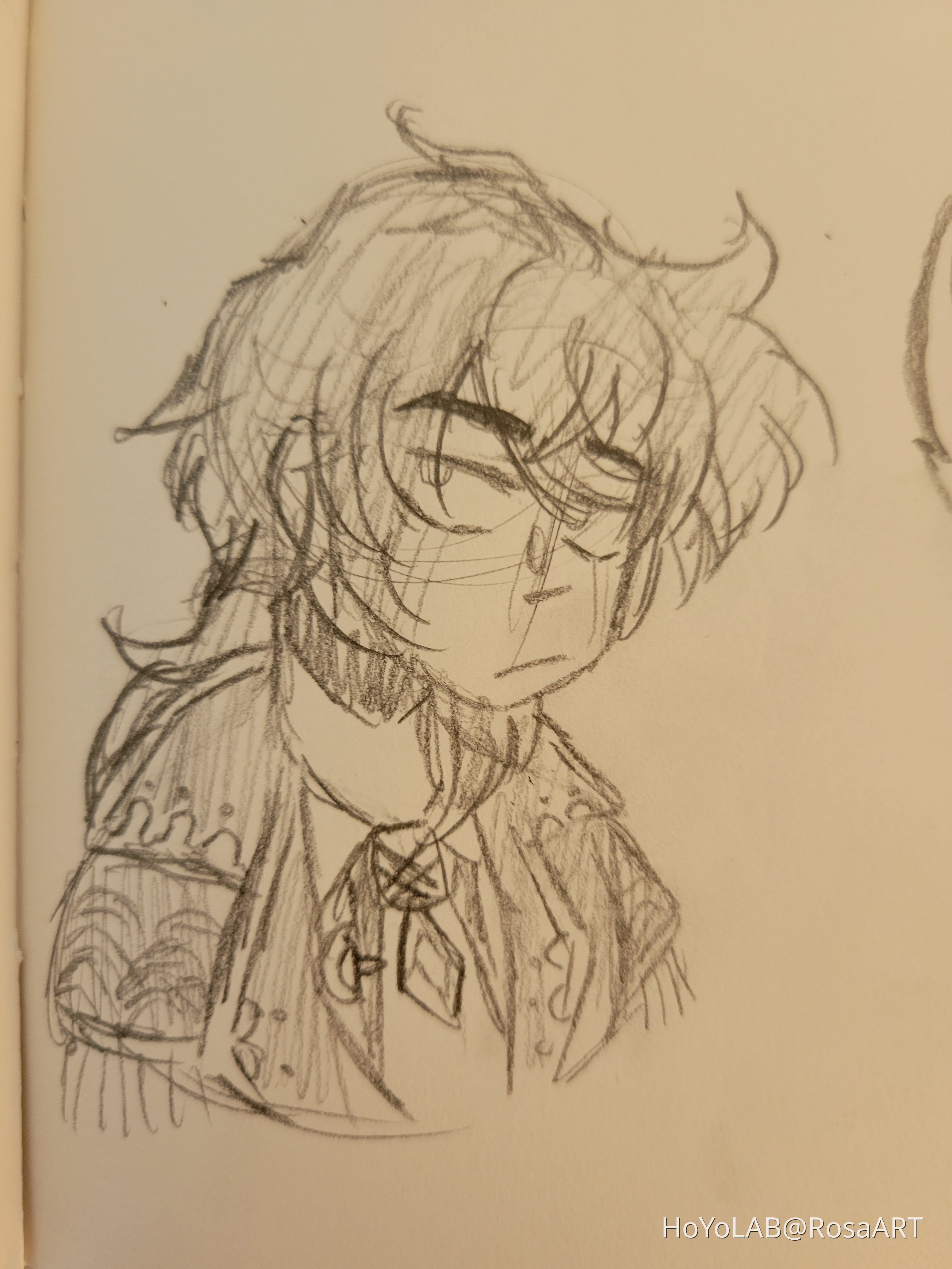 Diluc Sketch Genshin Impact | HoYoLAB