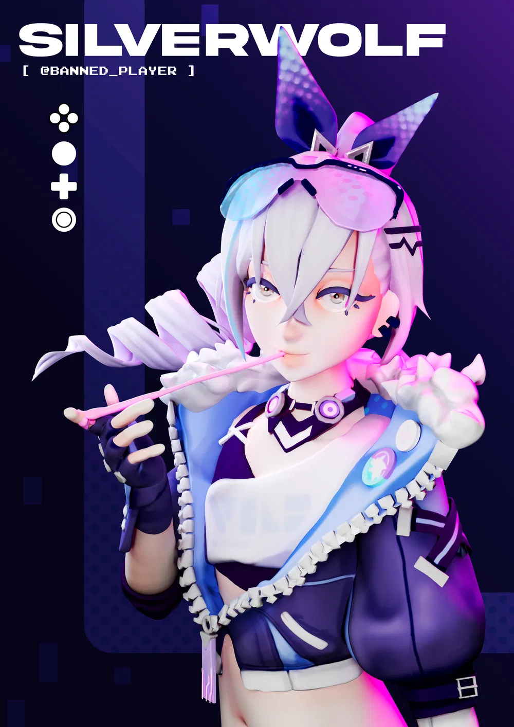 Silverwolf 3D Fan Art Honkai: Star Rail | HoYoLAB