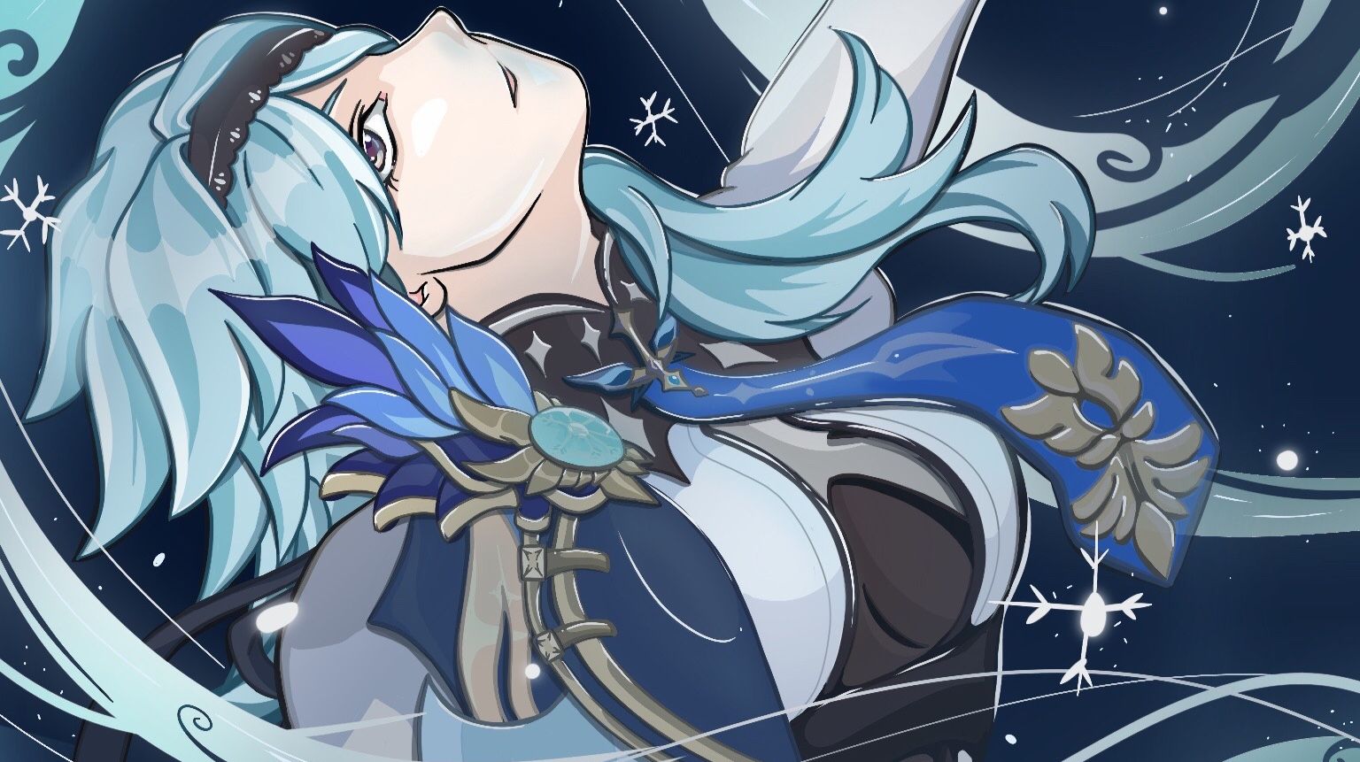 Eula FanArt (First Time to Join) Genshin Impact | HoYoLAB