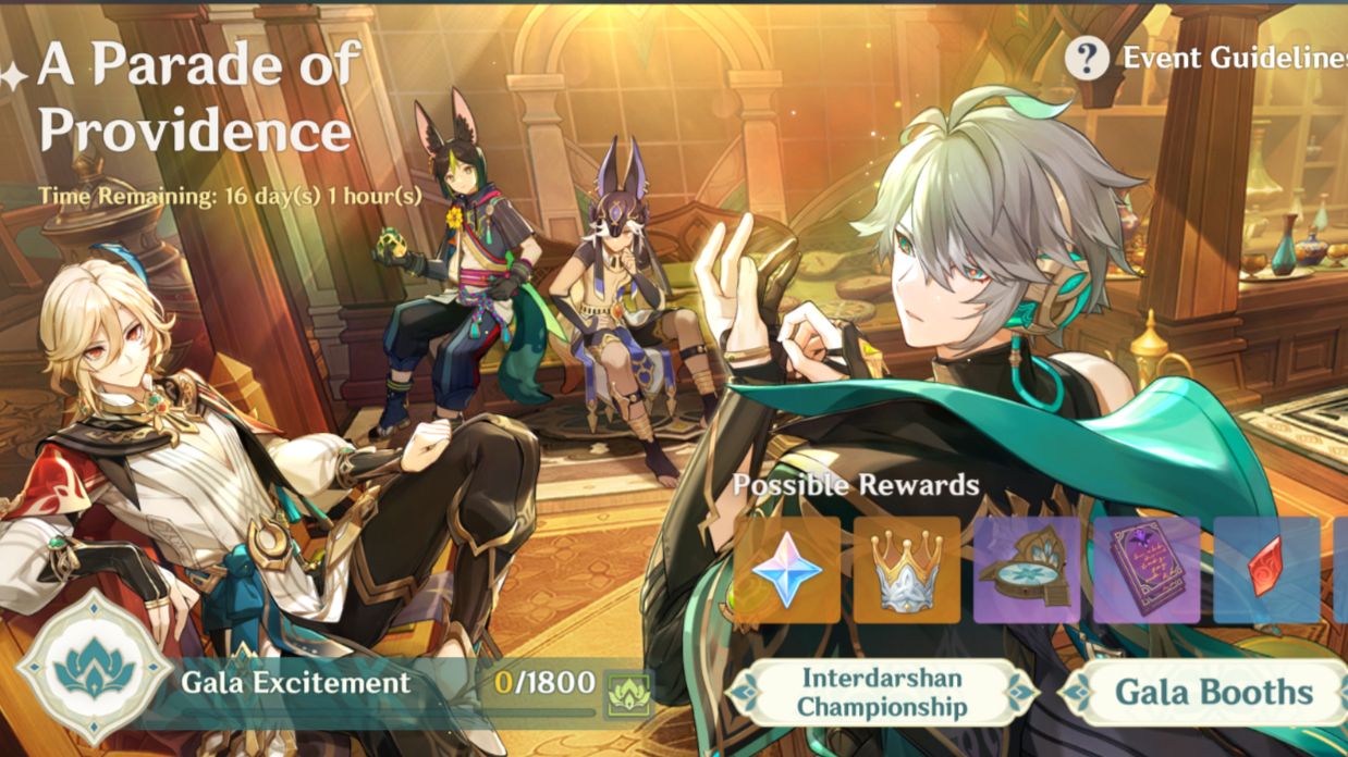 3.6 A Parade of Providence (event) recording, no commentary Genshin ...