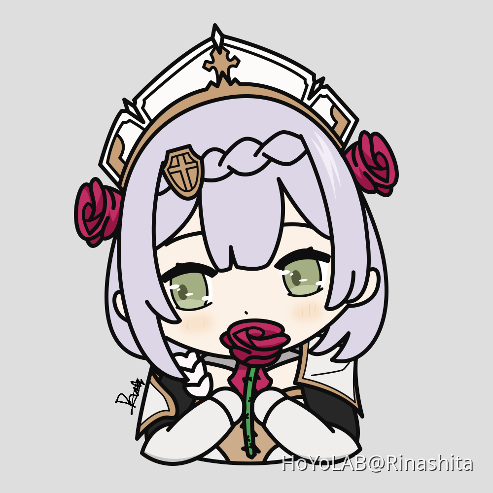 drawing noelle sticker/chibis because hoyo forgot about her Genshin ...