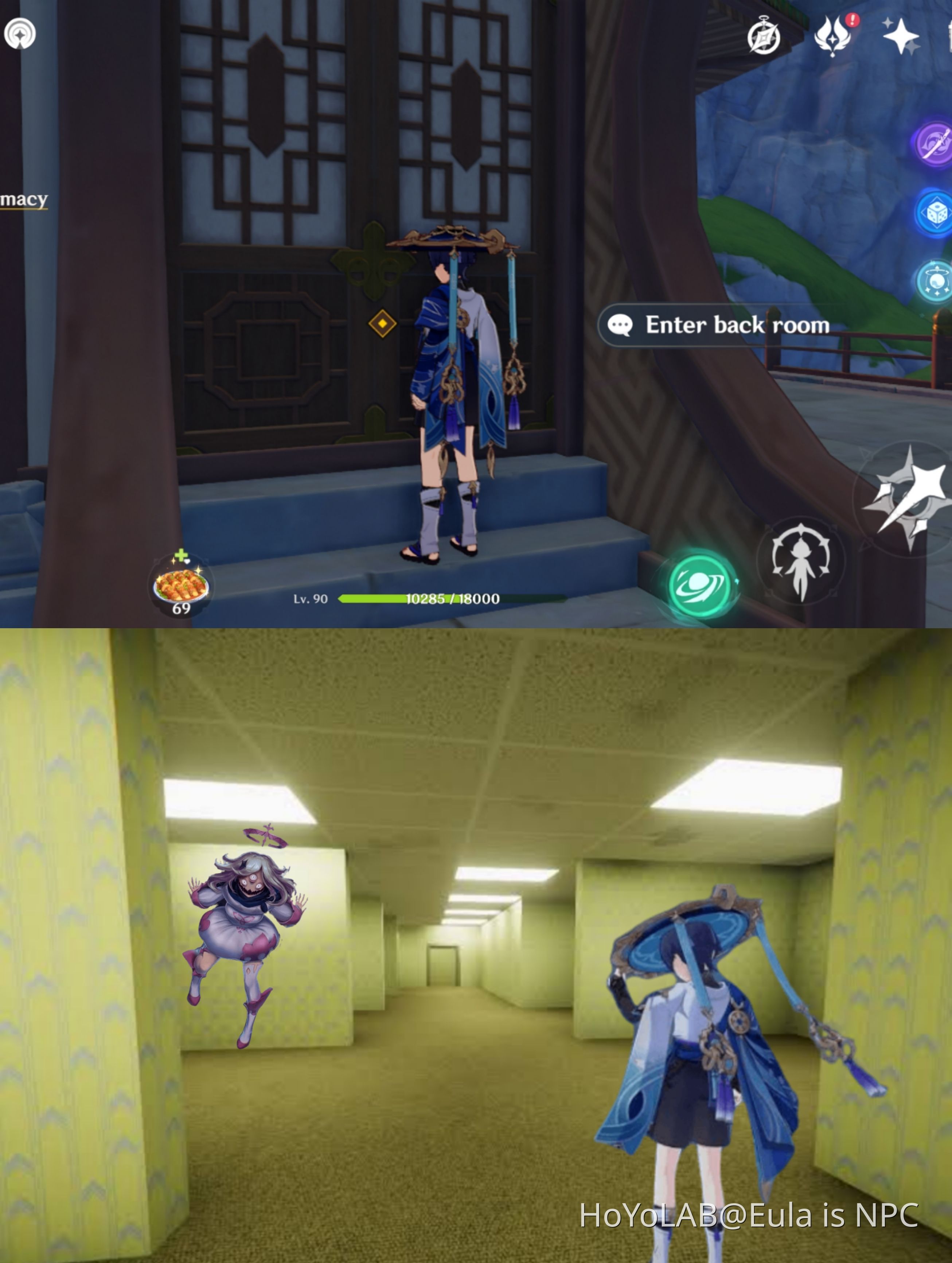 Wanderer in Backrooms! Genshin Impact | HoYoLAB