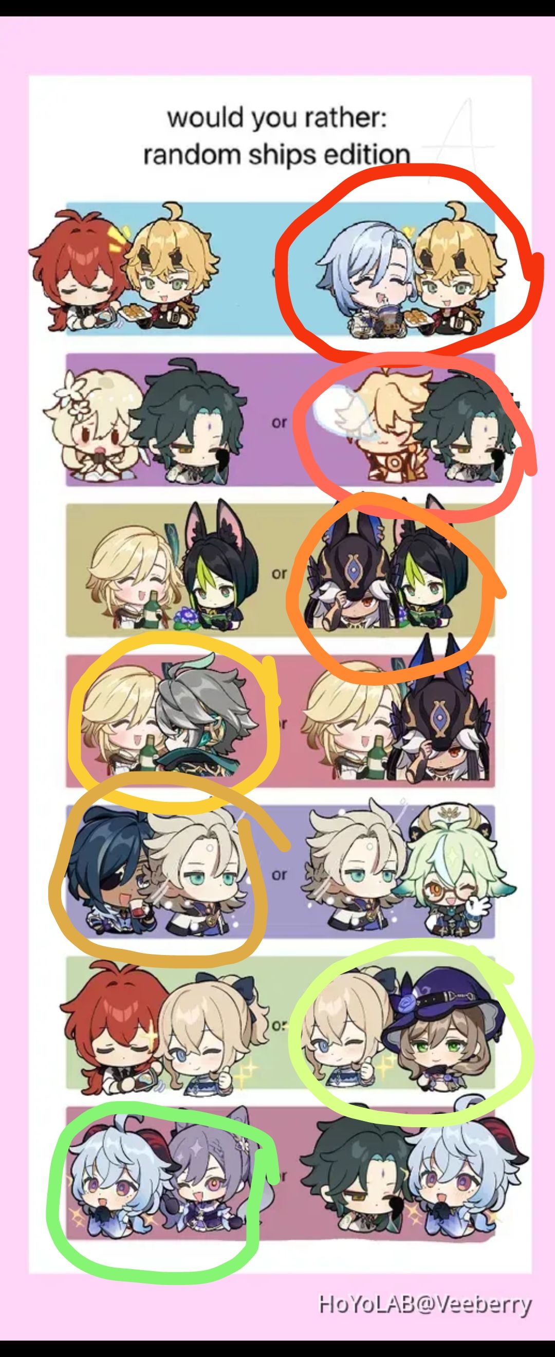 Random ships Genshin Impact | HoYoLAB