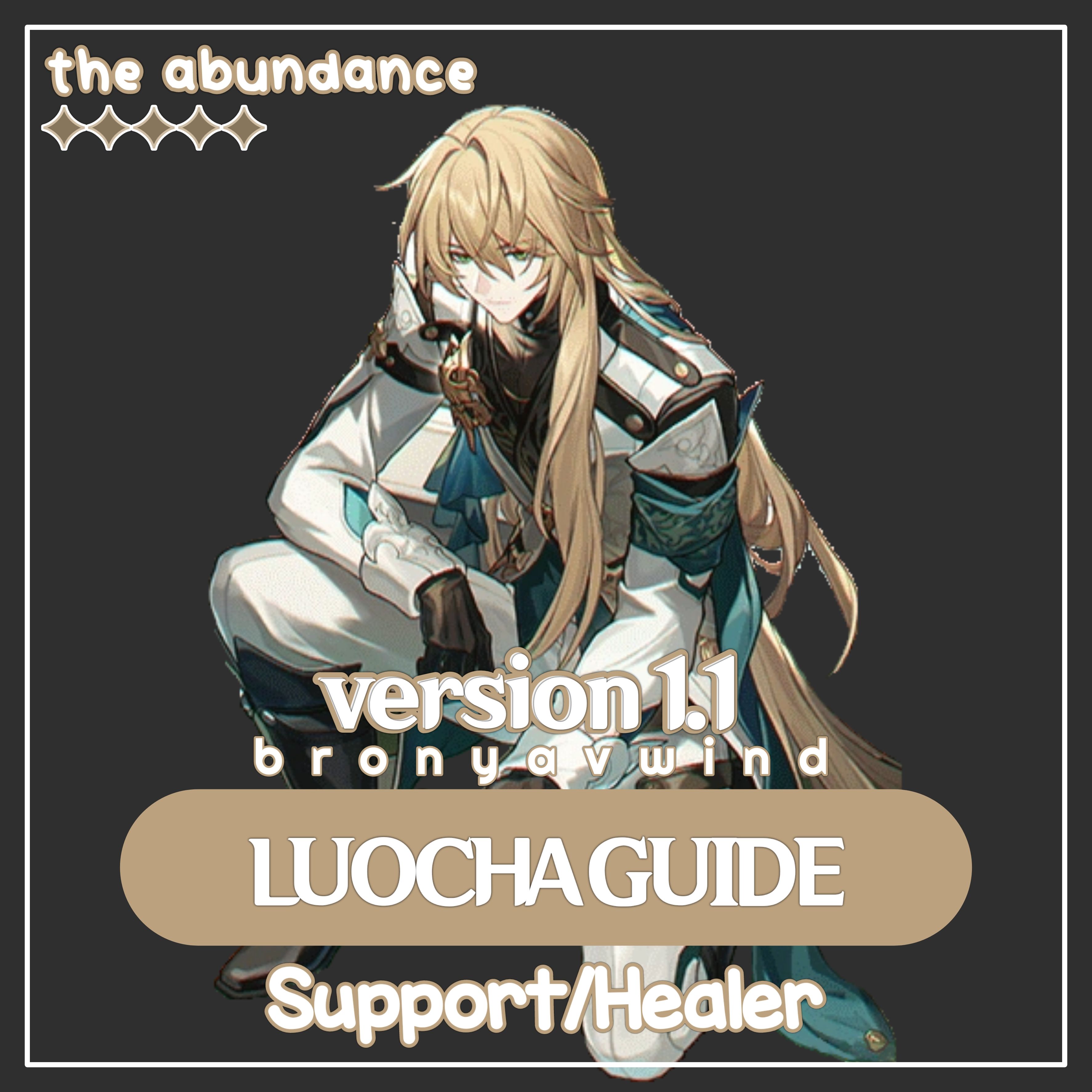 [ Version 1.1 ] Luocha Build — Support / Healer Honkai: Star Rail | HoYoLAB