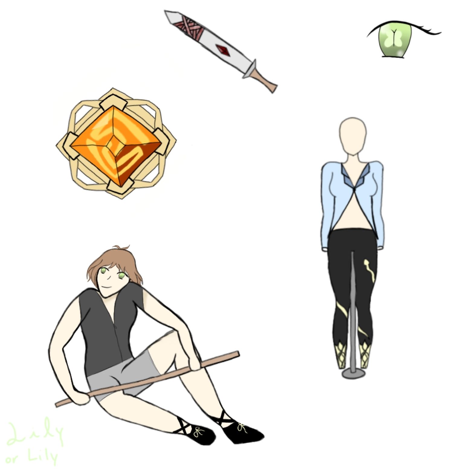 My geo character design with backstory below! Genshin Impact | HoYoLAB