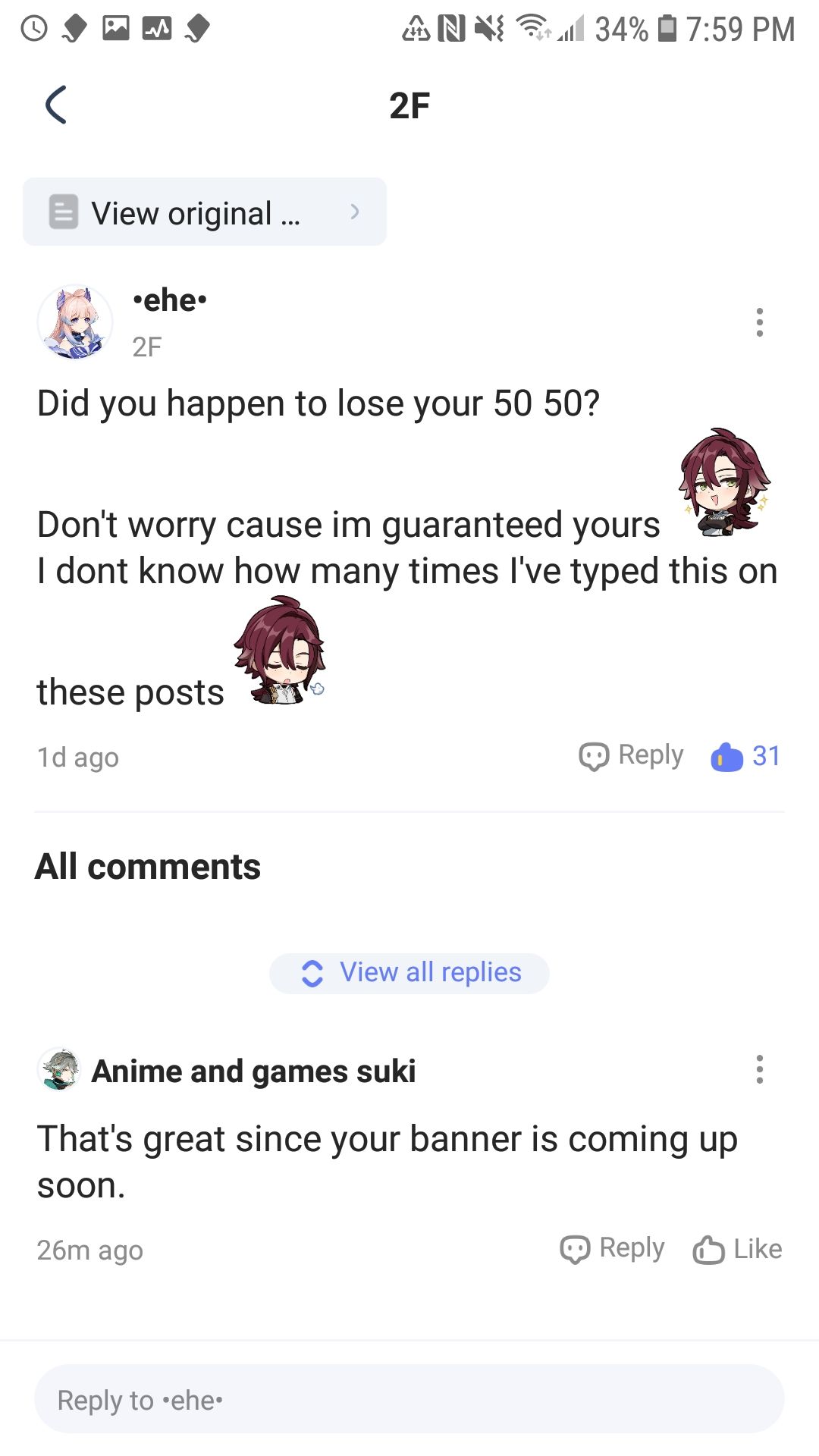 Best reply ever Genshin Impact | HoYoLAB