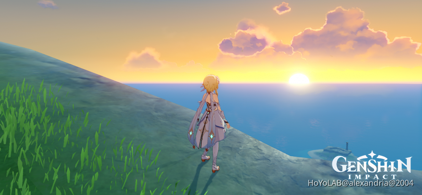 I'm always amazed by how beautiful the graphics are. Genshin Impact ...