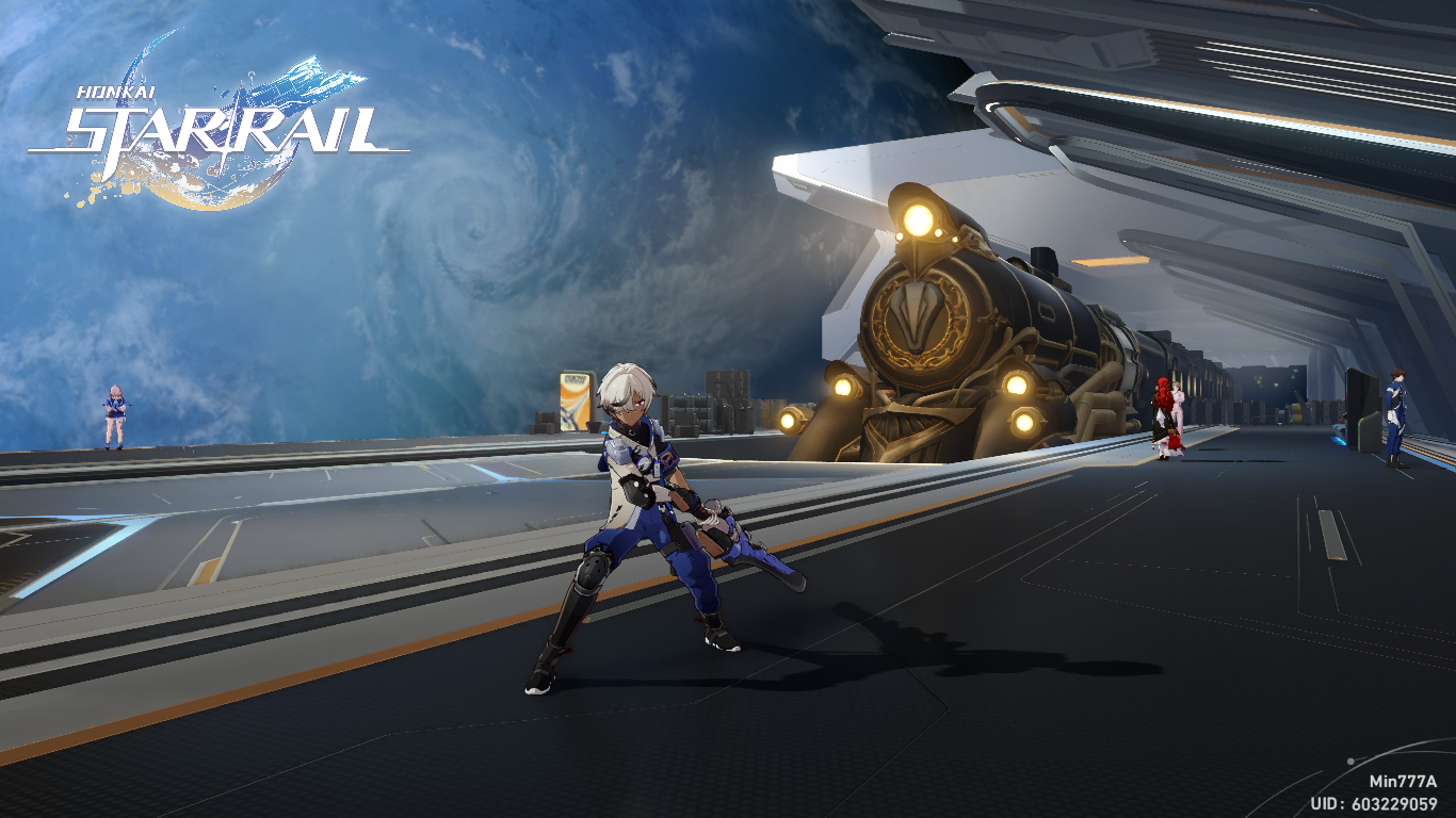 Test HSR Screenshot: Arlan in Railway Station at Storage Zone Honkai ...