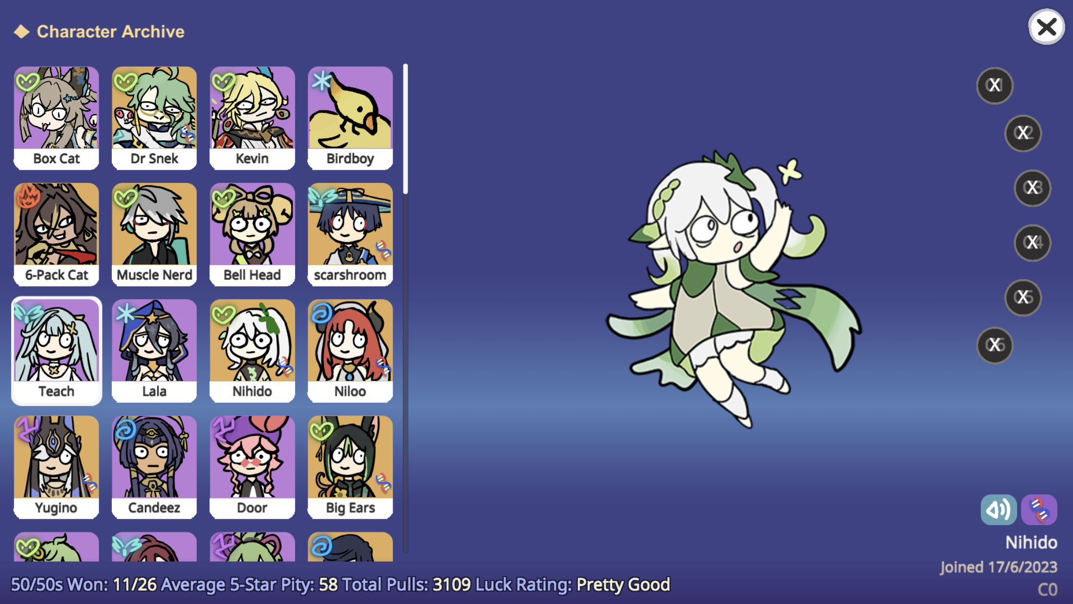 I GOT ALL OF THE CHARACTERS IN SILLY WISHER Genshin Impact | HoYoLAB