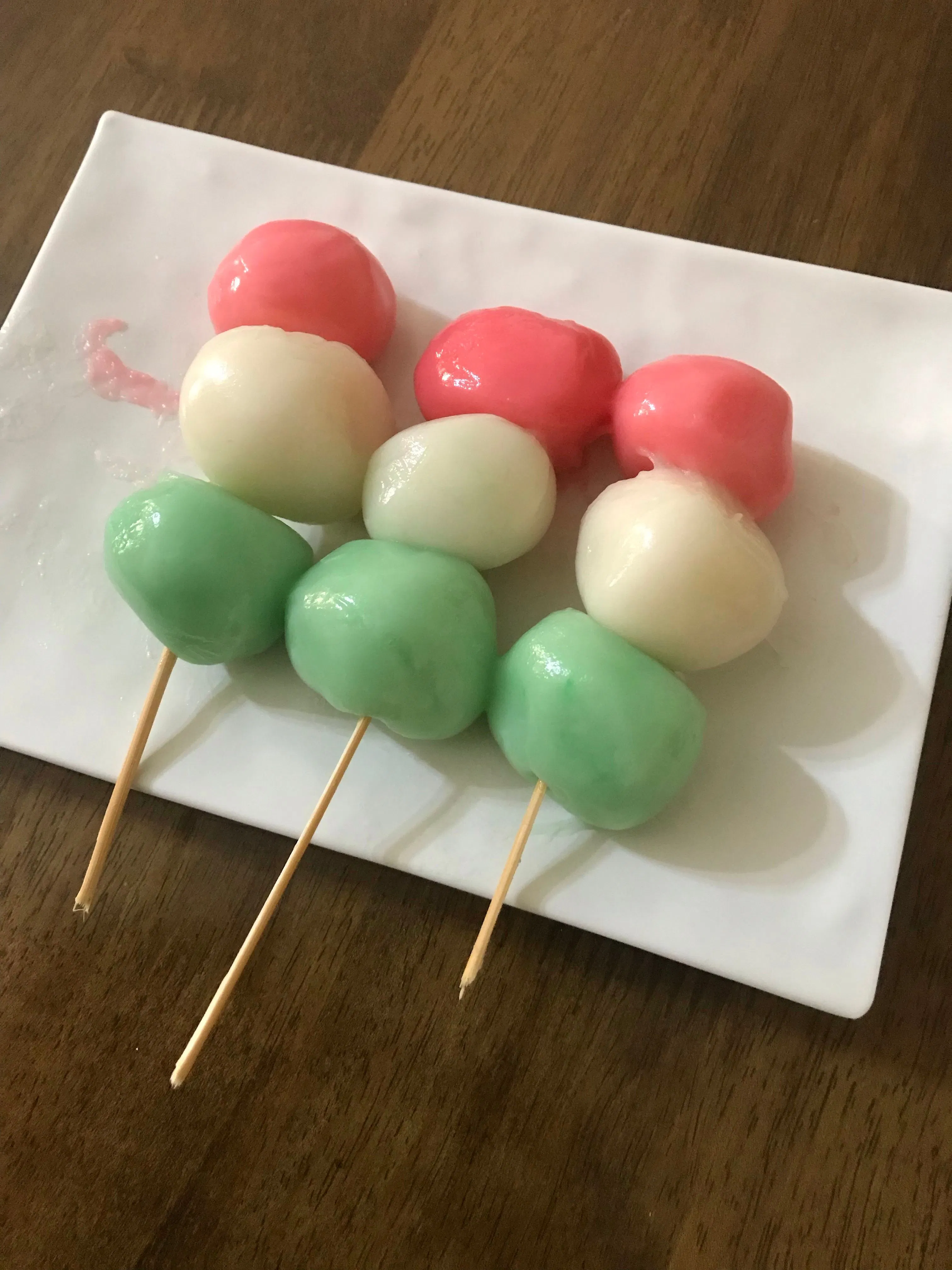 My attempt of making tri-colored dango Genshin Impact | HoYoLAB
