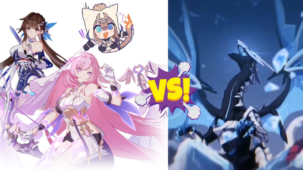 [Honkai Impact 3] BENARES ICE BOSS EX ABYSS RED LOTUS , HoHuman (S) Jade Knight (SS) RC (SSS ...