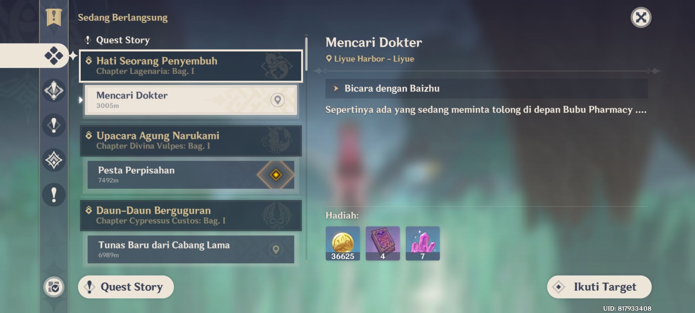 Main GI sama HSR kerjaannya numpuk quest mulu | HoYoLAB