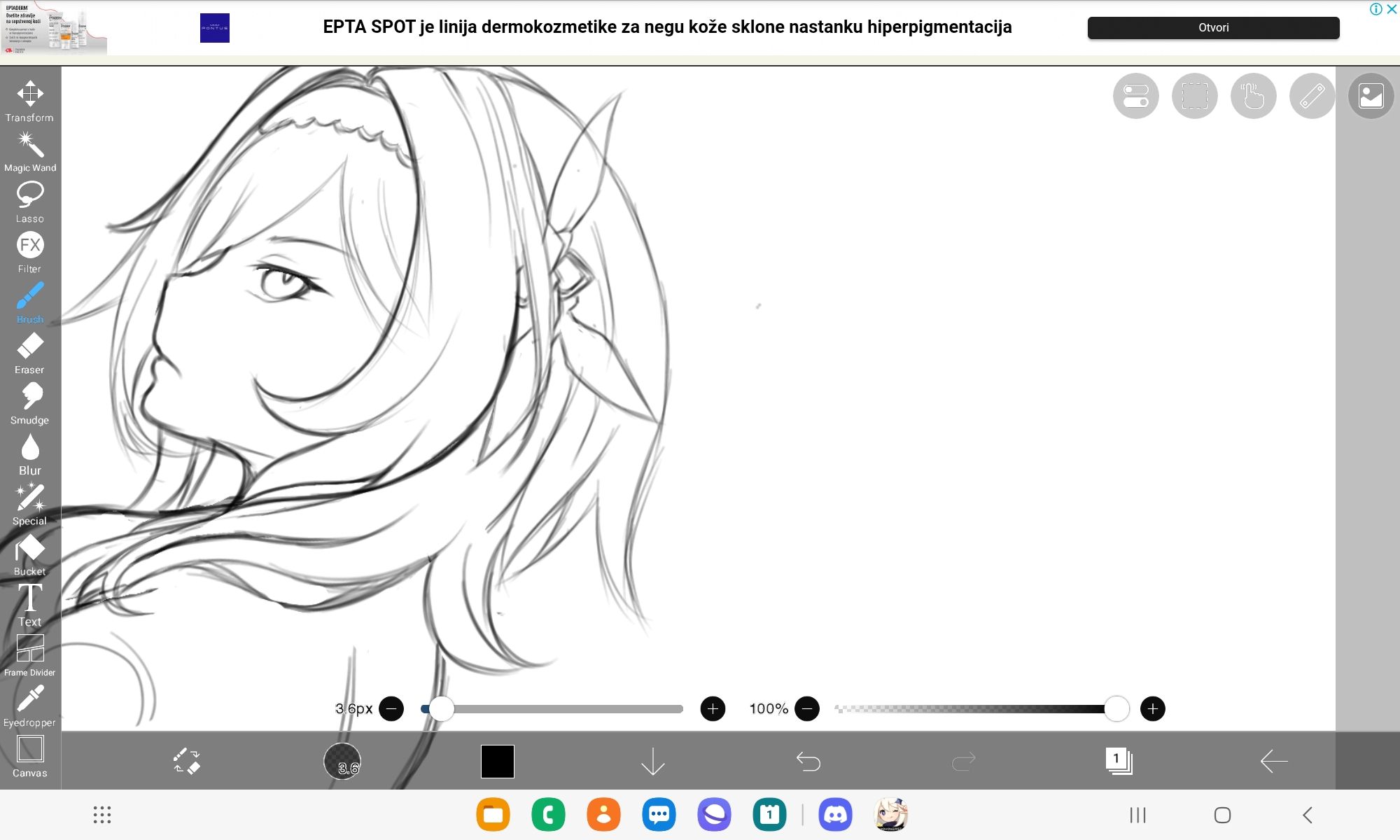 Eula w.i.p drawing Genshin Impact | HoYoLAB