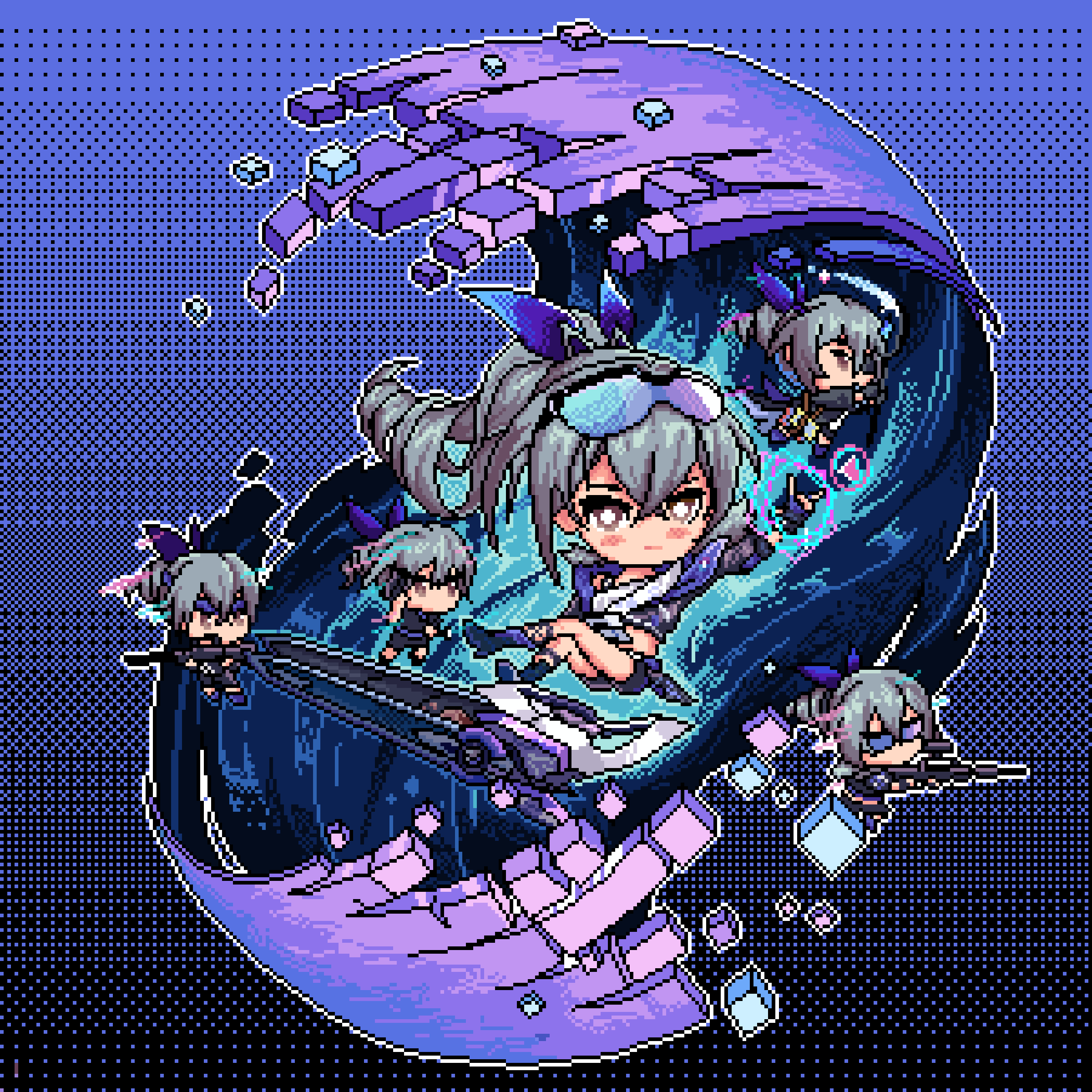 Silver Wolf Pixel Art Honkai: Star Rail | HoYoLAB