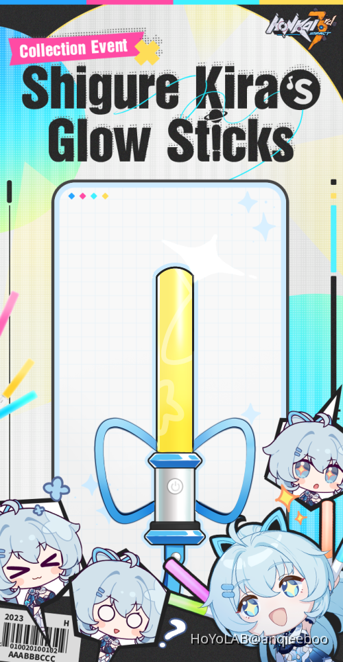 Shigure Kira’s Glow Sticks Collection Event participation Honkai Impact ...