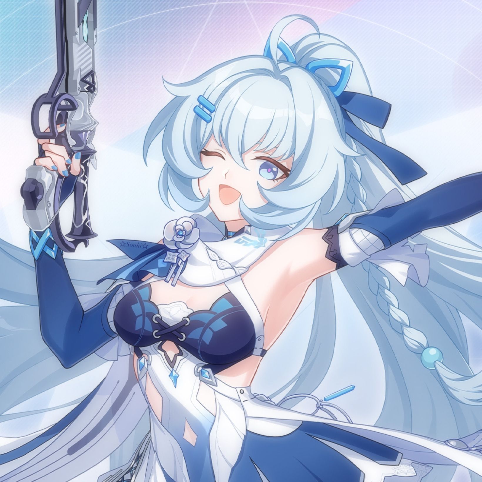 Shigure Kira icons🩵 Honkai Impact 3rd | HoYoLAB