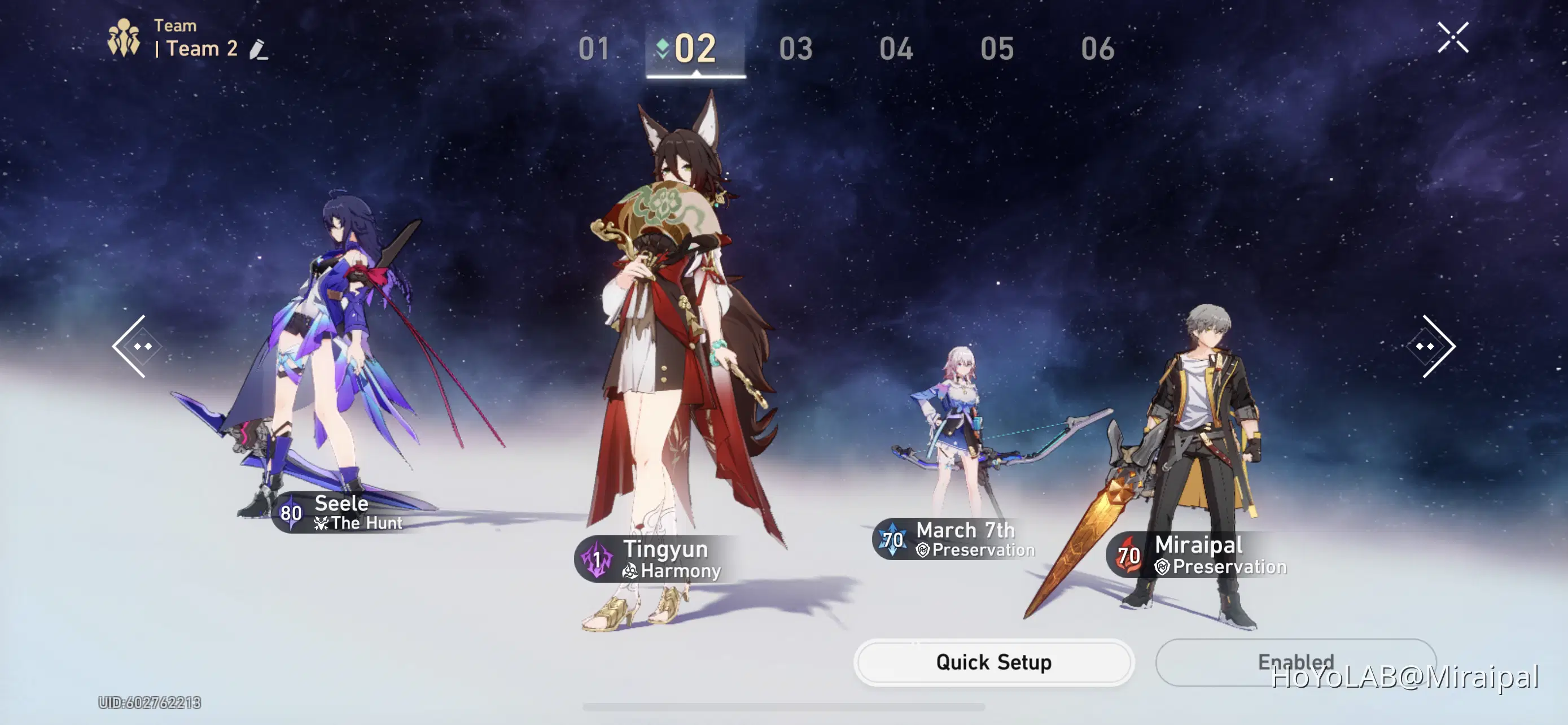 My 2 teams now that I have Ting yun Honkai: Star Rail | HoYoLAB