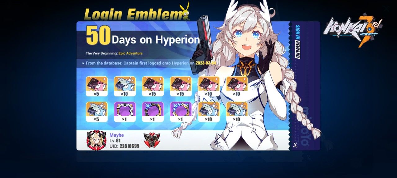 Gift Honkai Impact 3rd | HoYoLAB