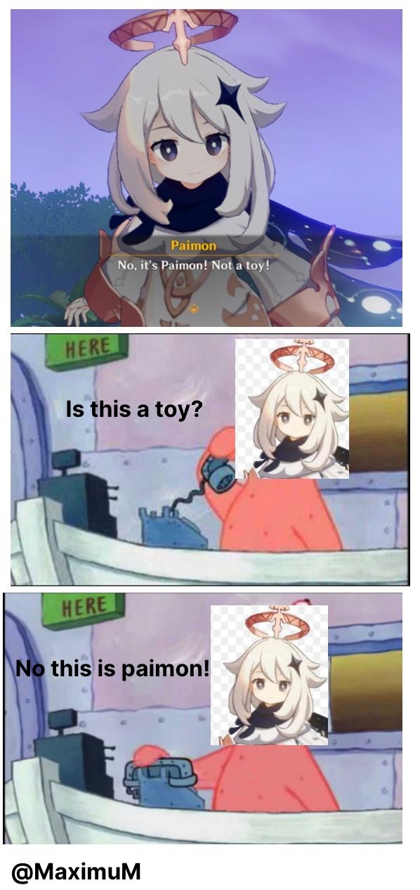 Paimon meme Genshin Impact | HoYoLAB