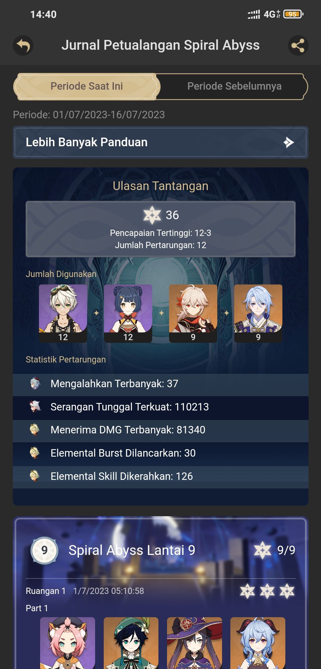 ayo spiral abyss sudah reset waktunya gajian 600 primo 🤩 Genshin Impact ...