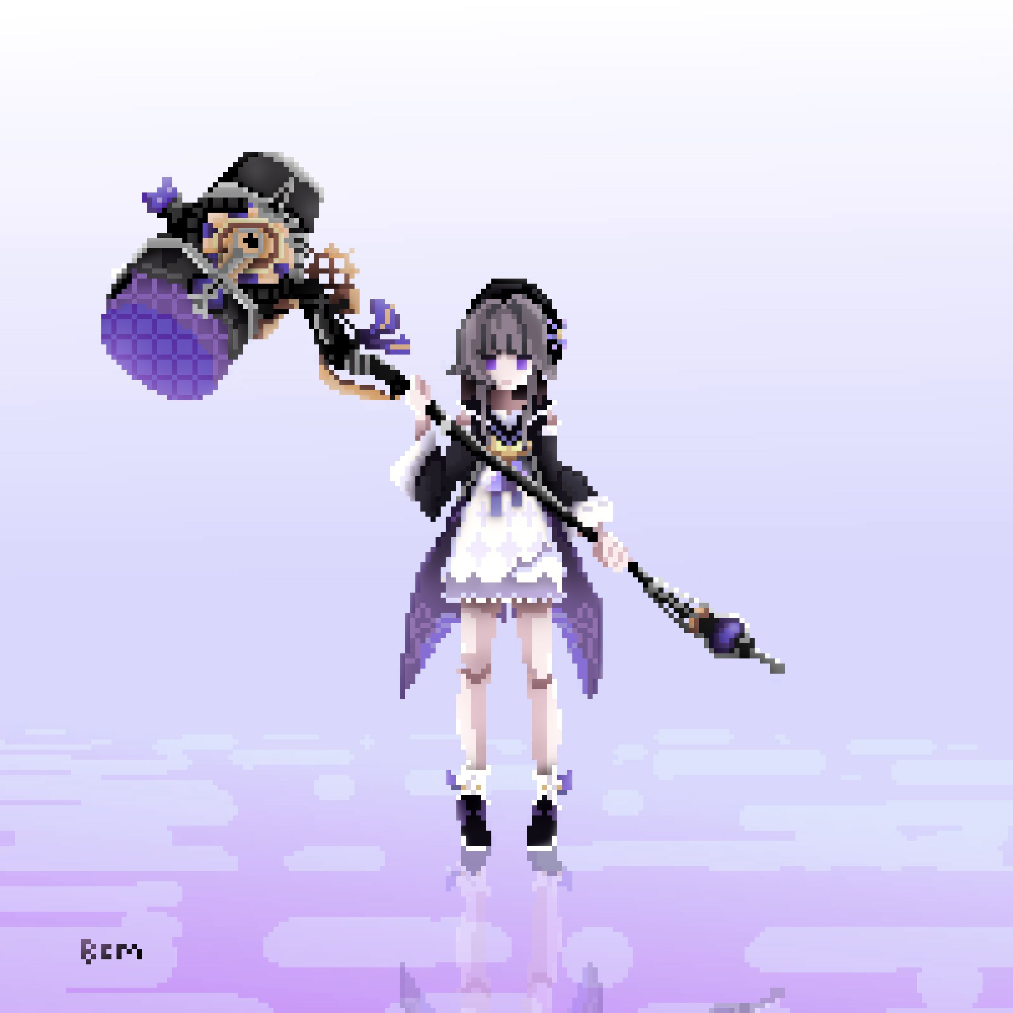 Pixel art Herta by me Honkai: Star Rail | HoYoLAB