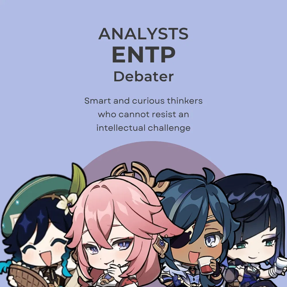 16 MBTI personality types as Genshin characters. Genshin Impact | HoYoLAB