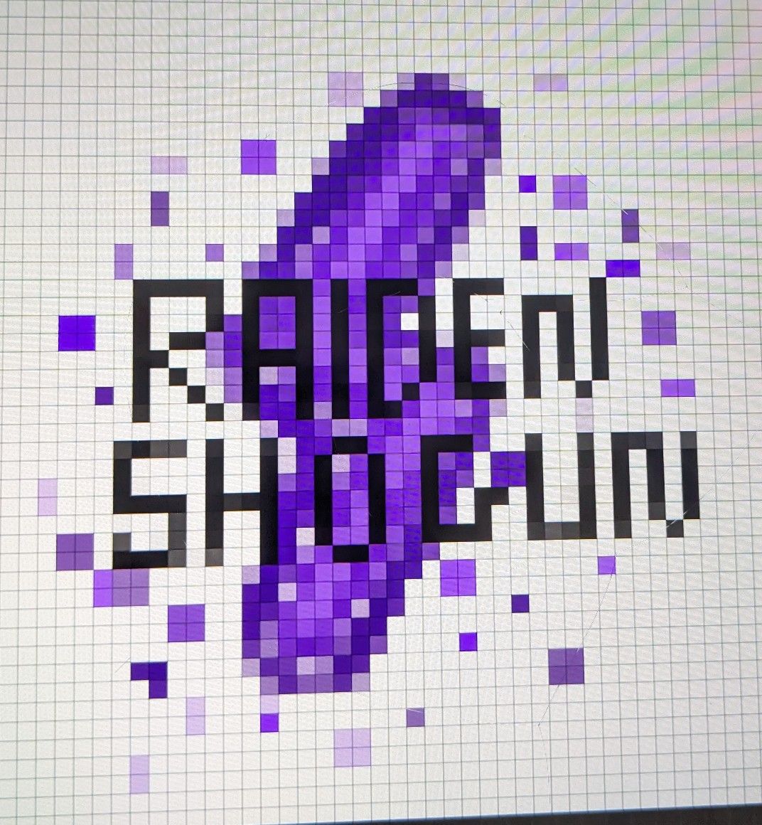 Raiden in pixel Genshin Impact | HoYoLAB