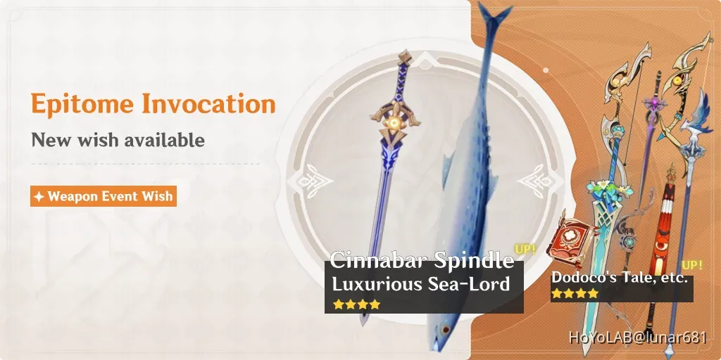 4* Event Weapon Banner Idea Genshin Impact | HoYoLAB